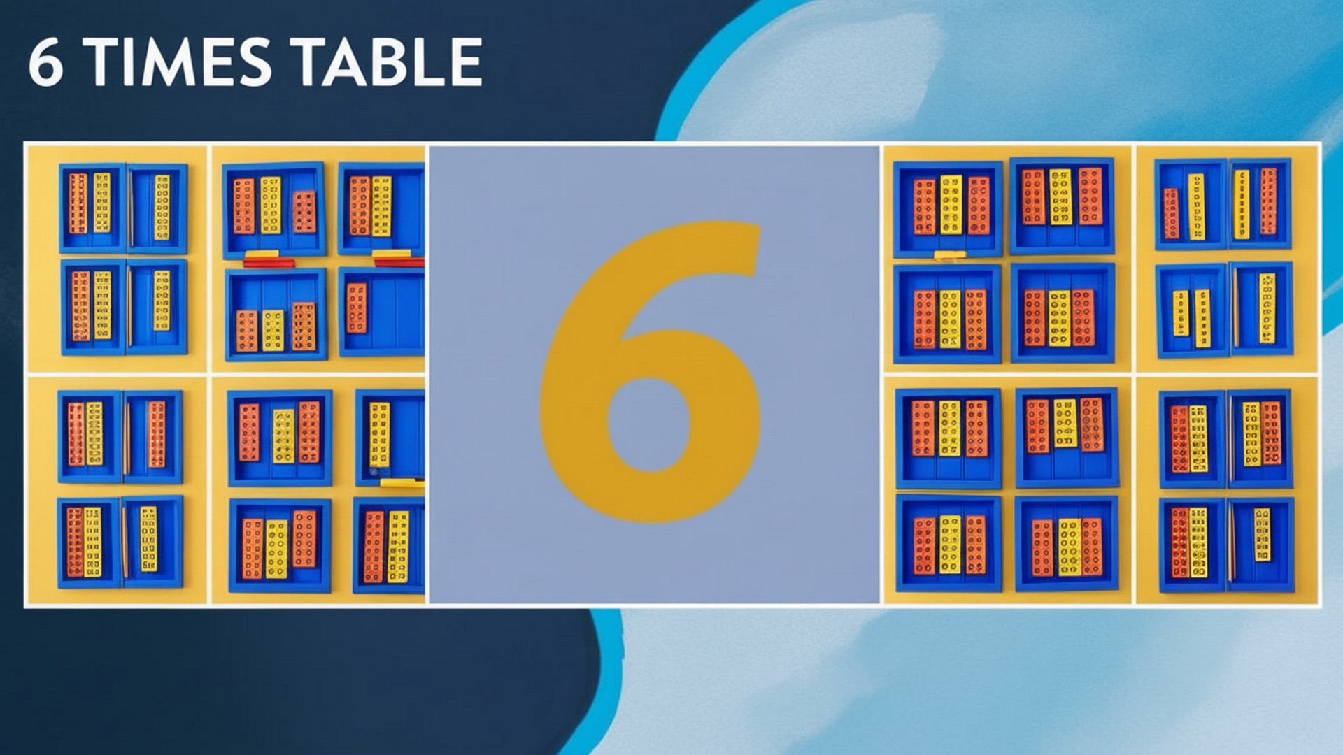 Multiplication Facts Table-6x: Master the 6 Times Table