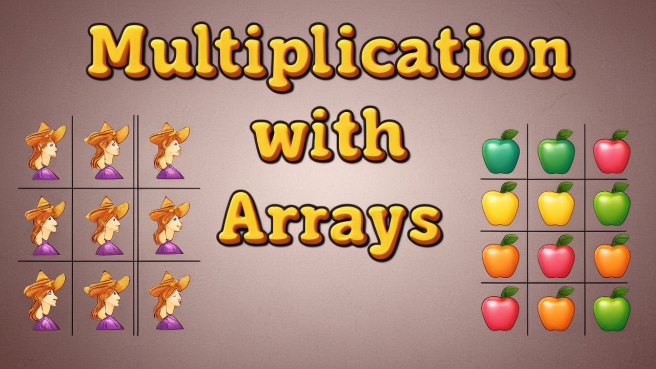 The Complete Guide to Multiplication for Kids 3- Arrays- KS1