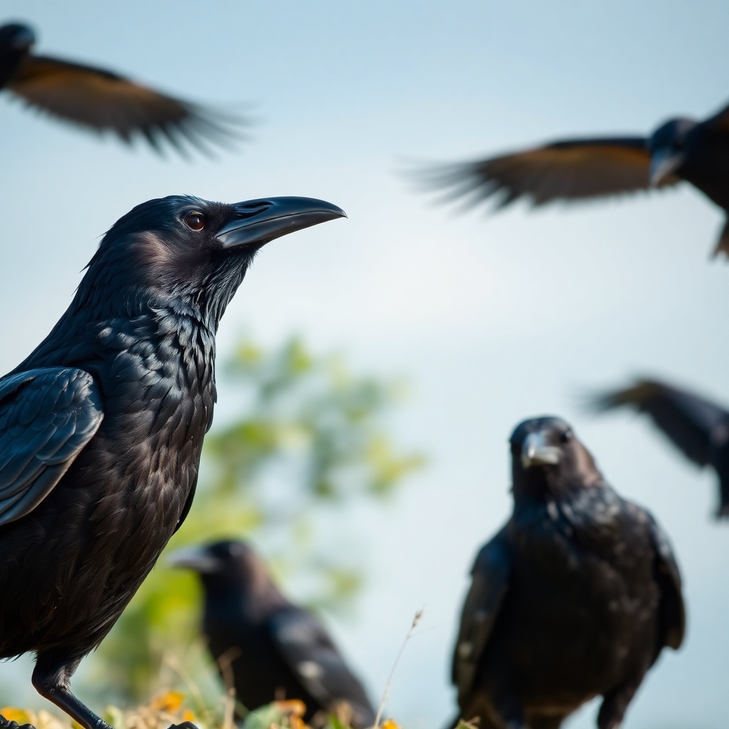 Crows: 10 Facts to Know about the Smart Black Bird - LearningMole