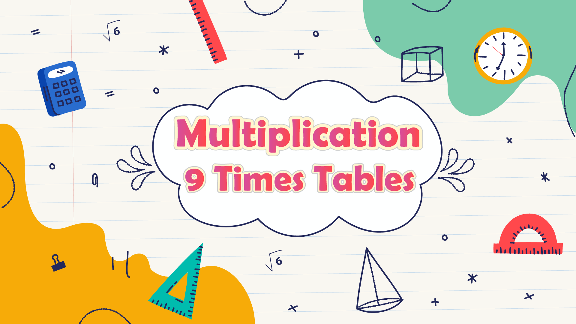 Multiplication 9 Times Tables - LearningMole