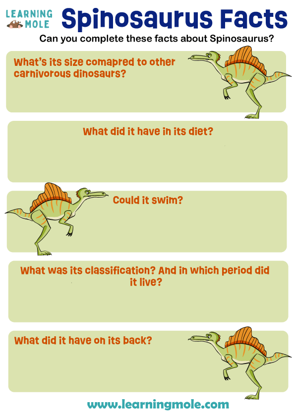 Spinosaurus - LearningMole