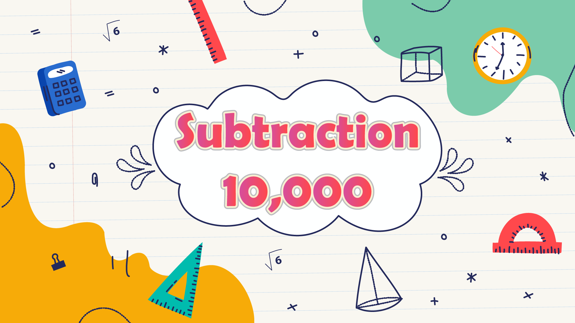 Subtraction to 10,000 - LearningMole