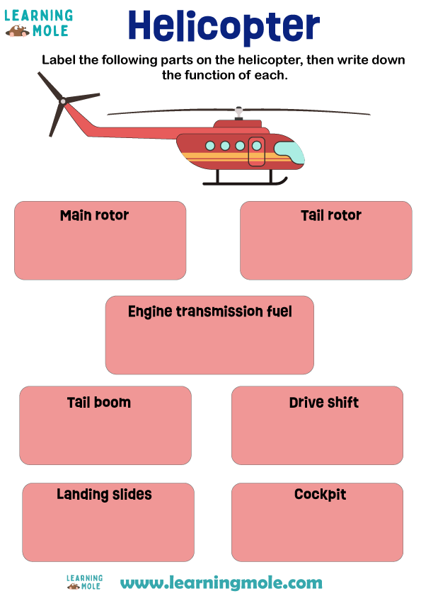 Helicopter - LearningMole
