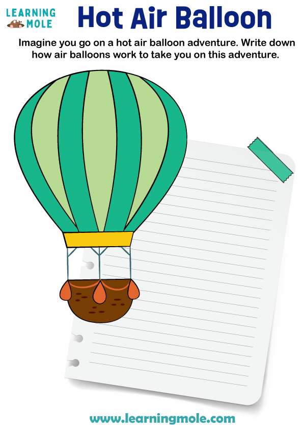 Hot Air Balloon - LearningMole