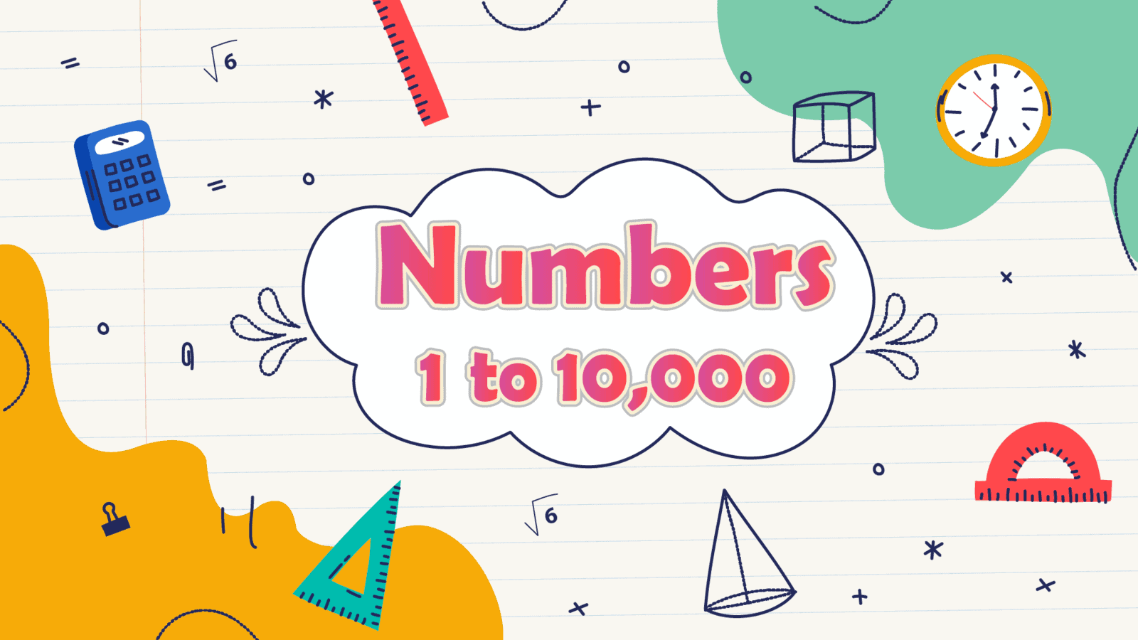 Numbers 1-10,000 - LearningMole