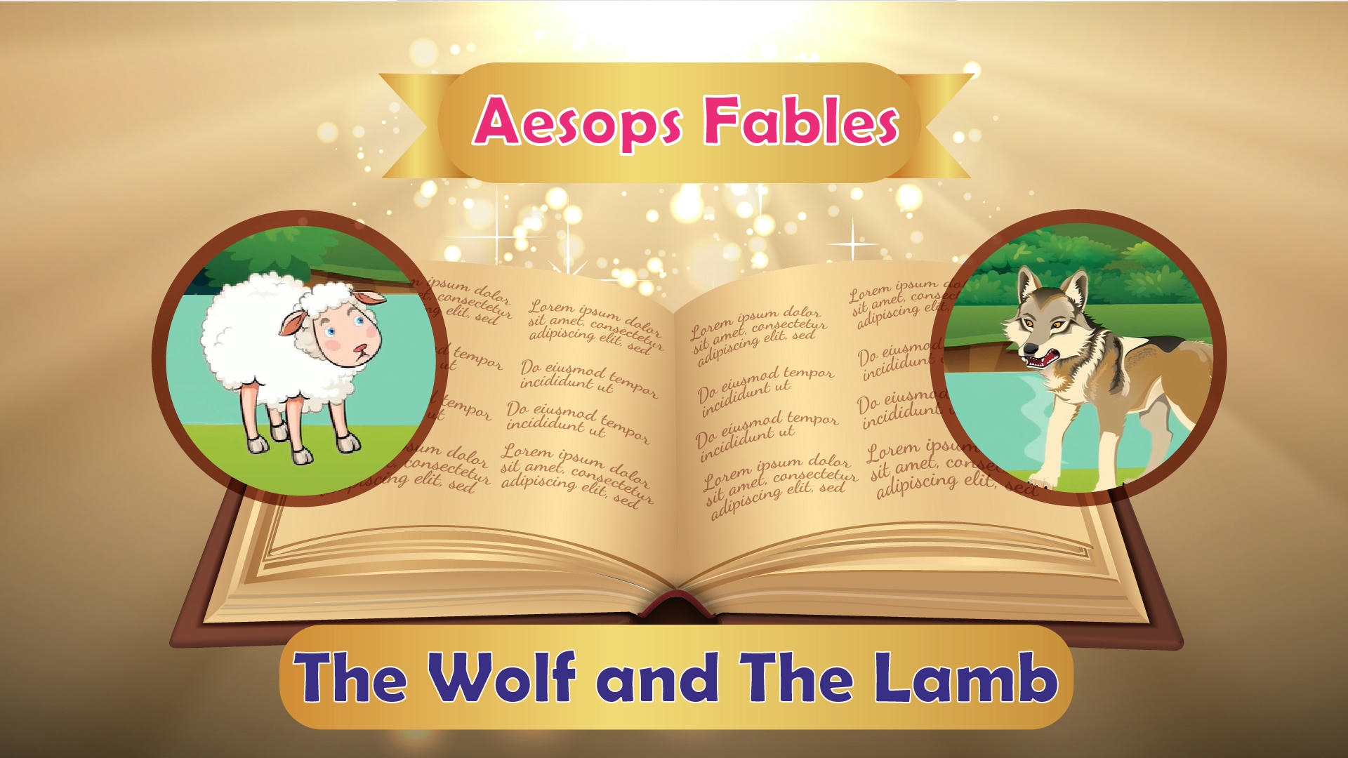 The Wolf and the Lamb - LearningMole