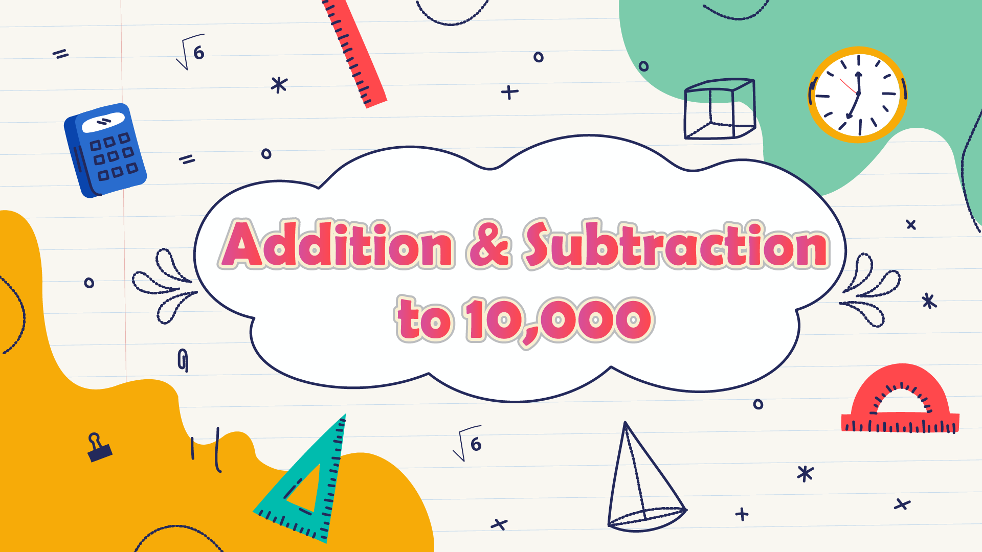 Addition & Subtraction to 10,000 - LearningMole