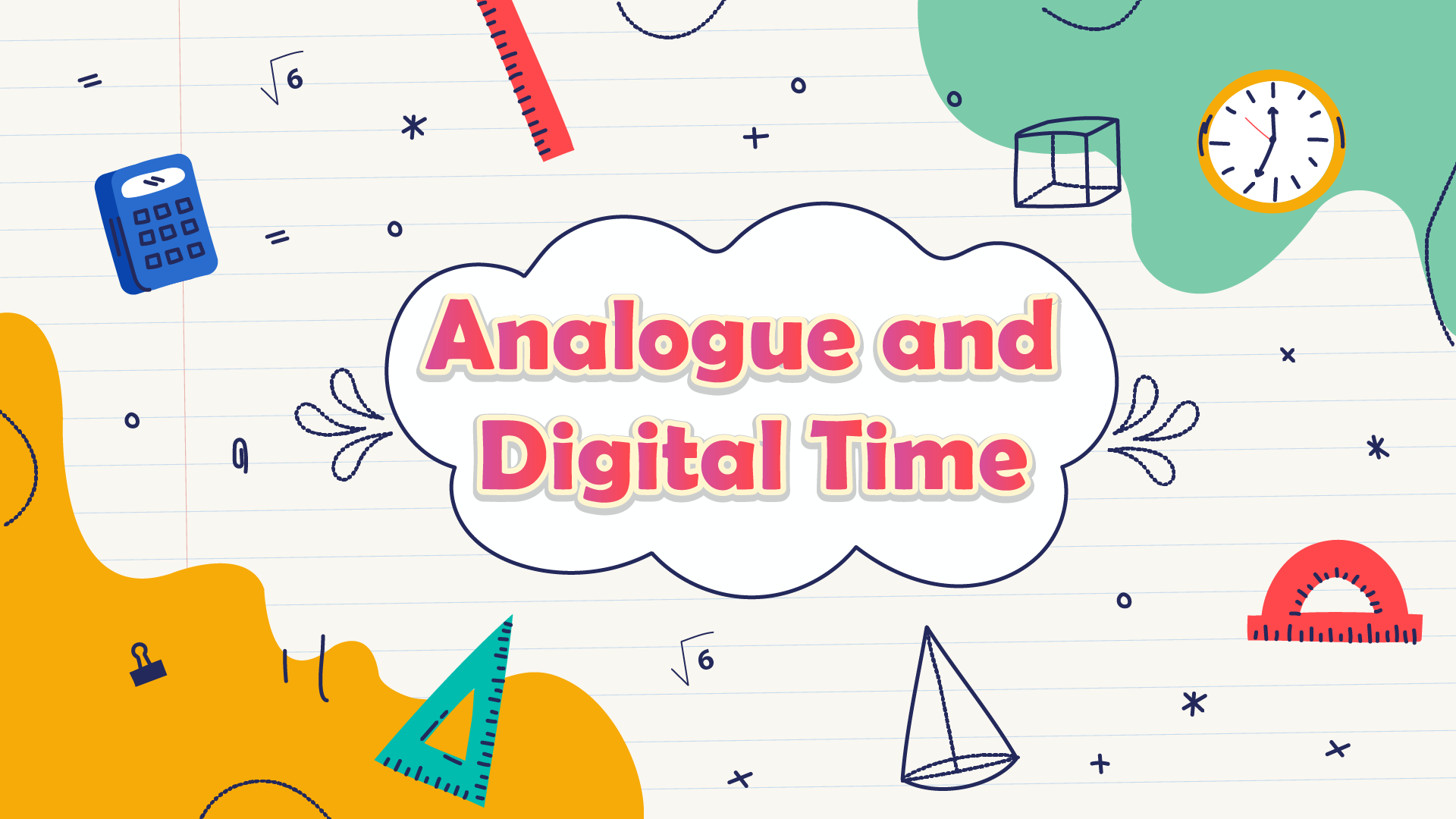 Analogue and Digital Time - LearningMole