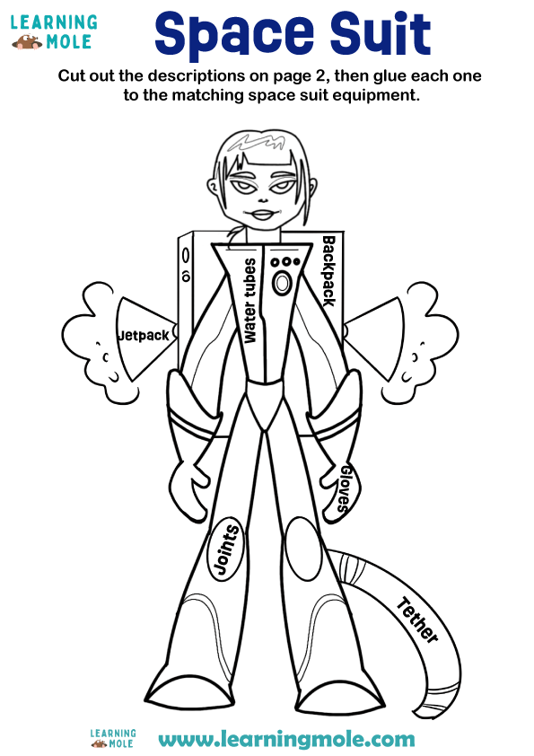 Space Suit - LearningMole