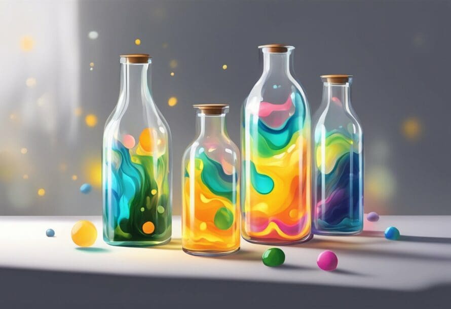 Homemade Lava Lamps with Oil and Water: DIY Groovy Globs