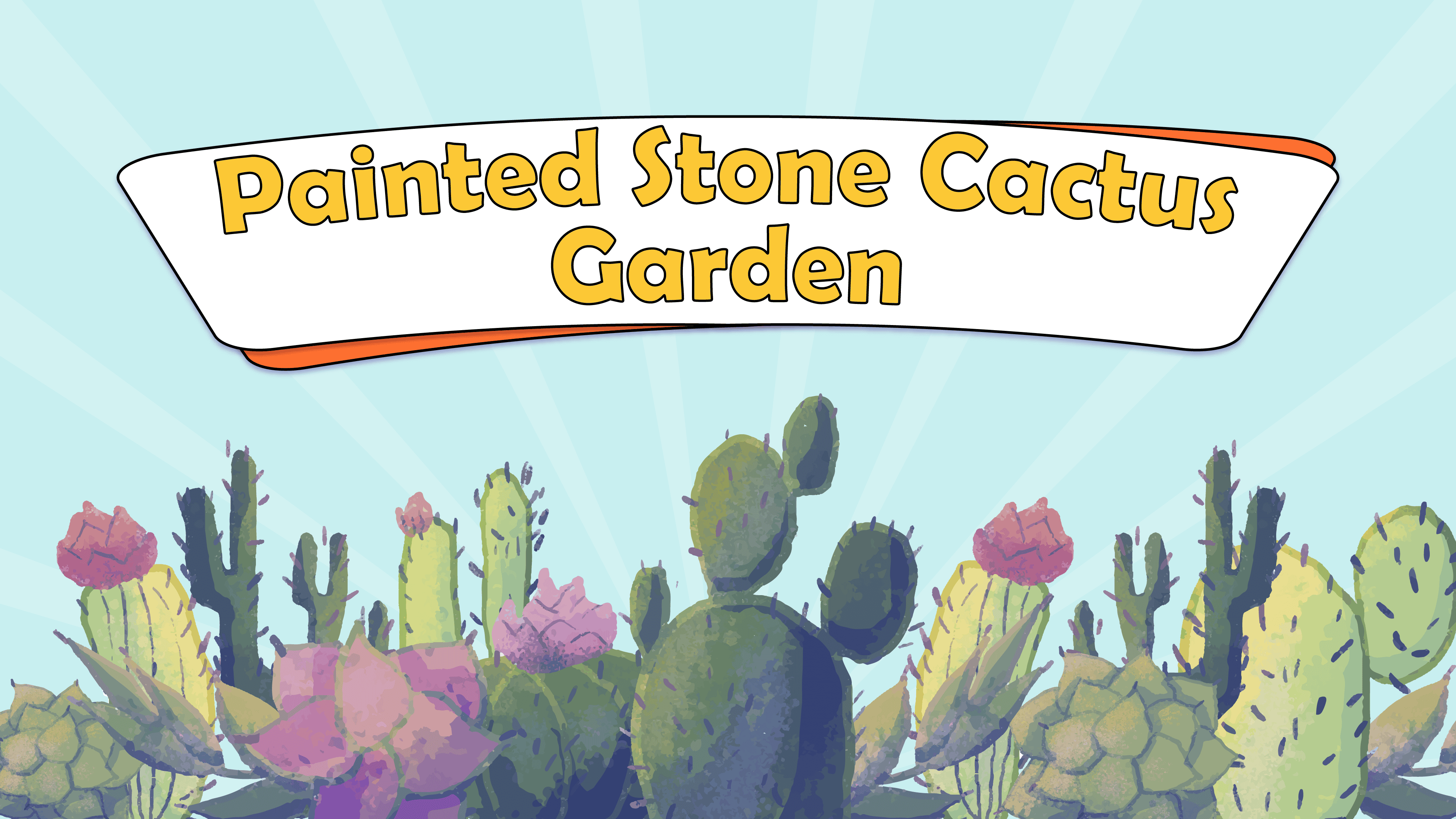 Painted Stone Cactus Garden: A Great Guide to Crafting Your Own Rock ...