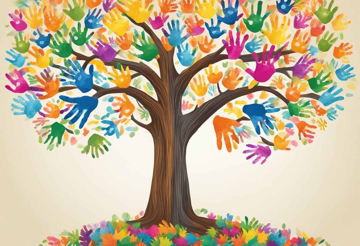 Handprint Tree: A Unity in Collaborative Art Projects