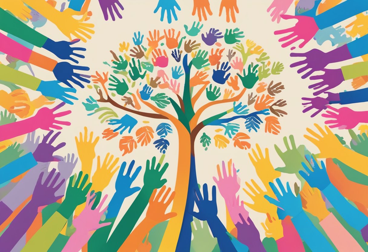 Handprint Tree: A Unity in Collaborative Art Projects
