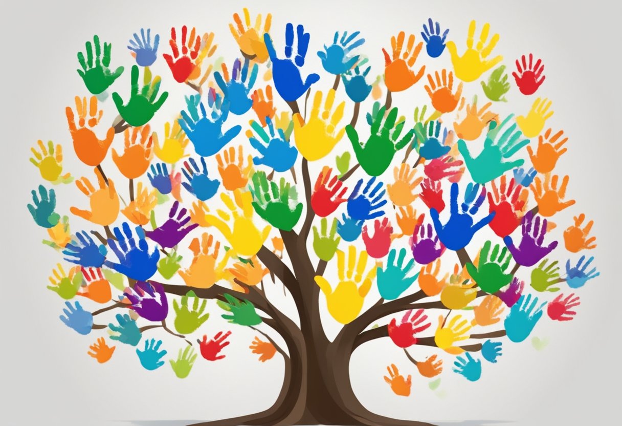 Handprint Tree: A Unity in Collaborative Art Projects