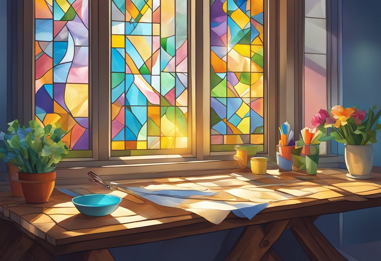 Stained Glass Tissue Art: A Guide to Crafting Window Designs