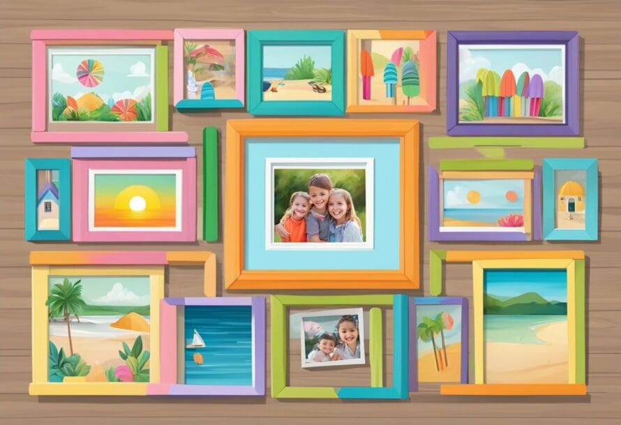 Popsicle Stick Picture Frames: Personalised Great Memories