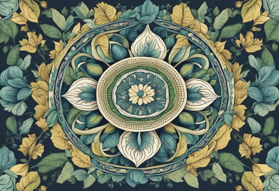 Nature Mandala: Embracing Symmetry in Organic Artistry