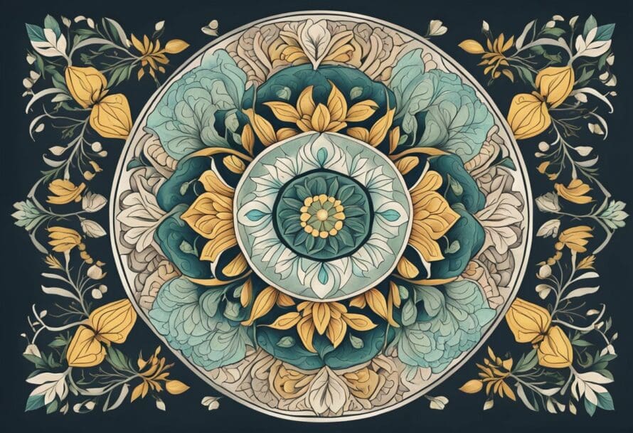 Nature Mandala: Embracing Symmetry in Organic Artistry