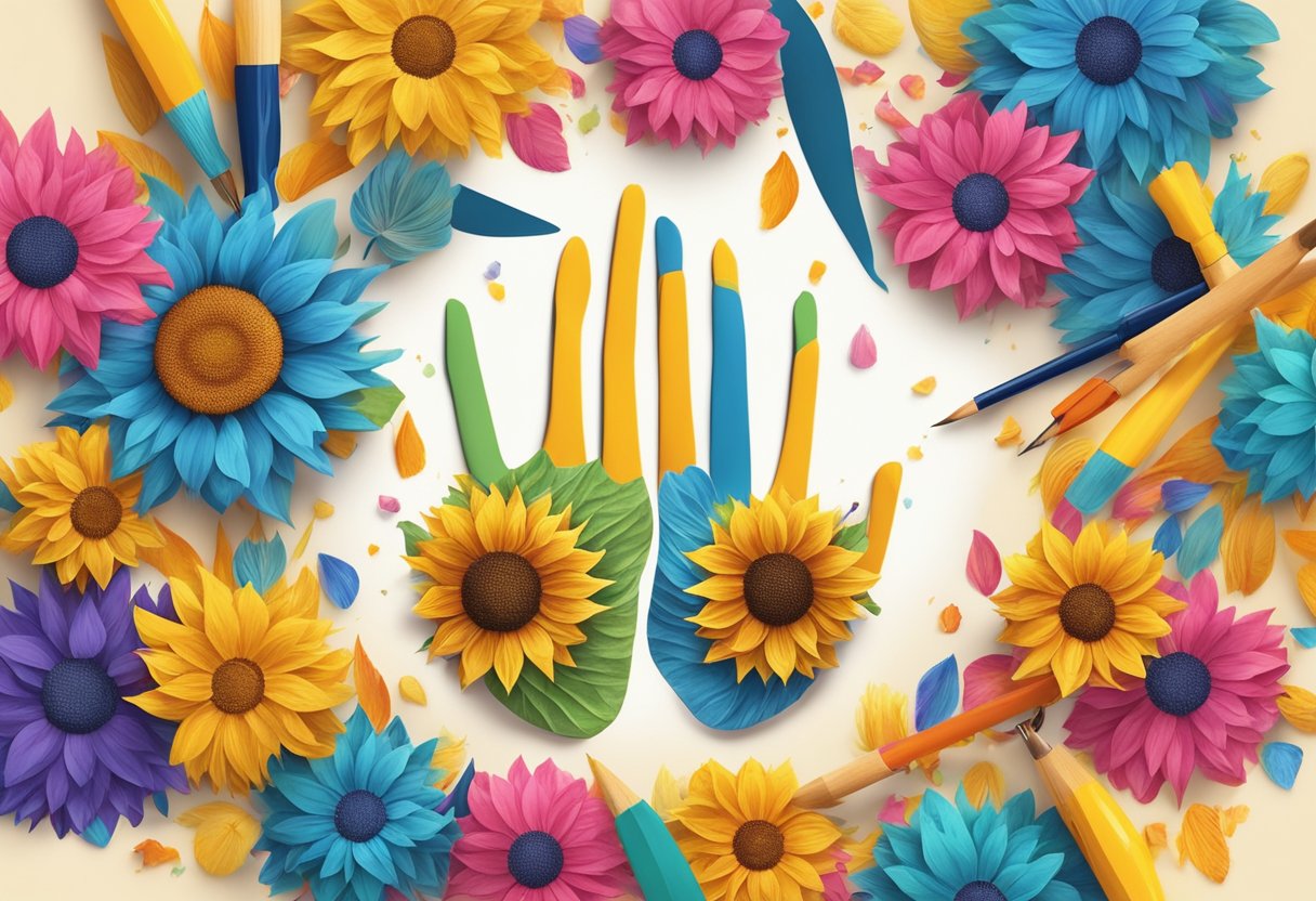 Handprint Sunflowers: Unleashing Cool Creativity