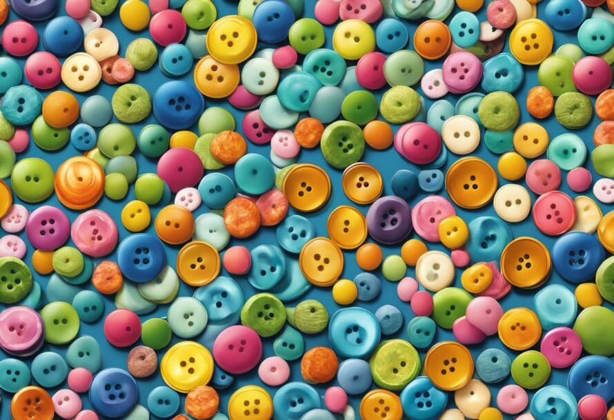 Button Art Mosaics: Crafting Vibrant Designs