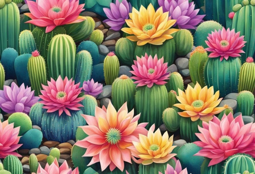 Painted Stone Cactus Garden: A Great Guide to Crafting Your Own Rock ...