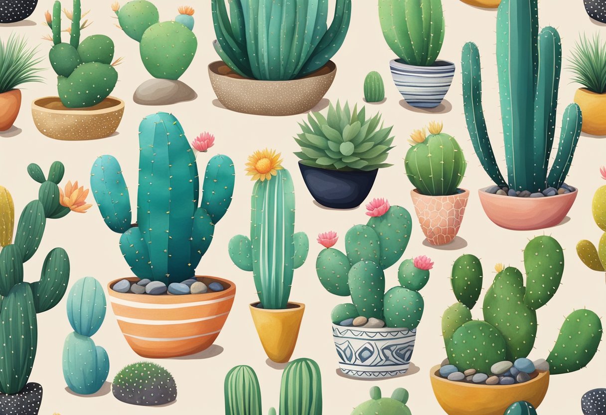 Painted Stone Cactus Garden: A Great Guide to Crafting Your Own Rock ...
