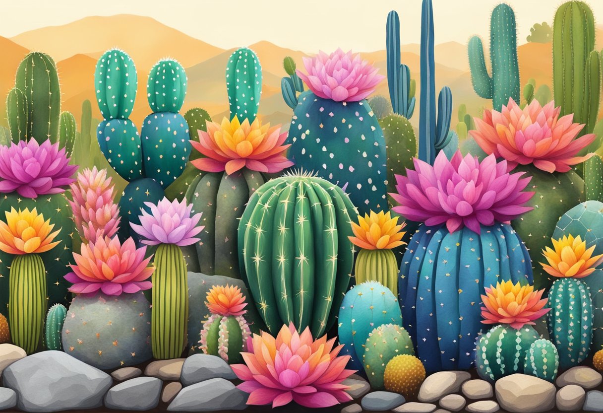 Painted Stone Cactus Garden: A Great Guide to Crafting Your Own Rock Oasis - LearningMole