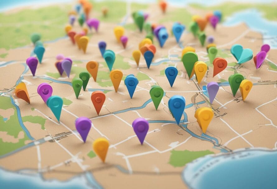 Corkboard Map: Pin Your Amazing Adventures