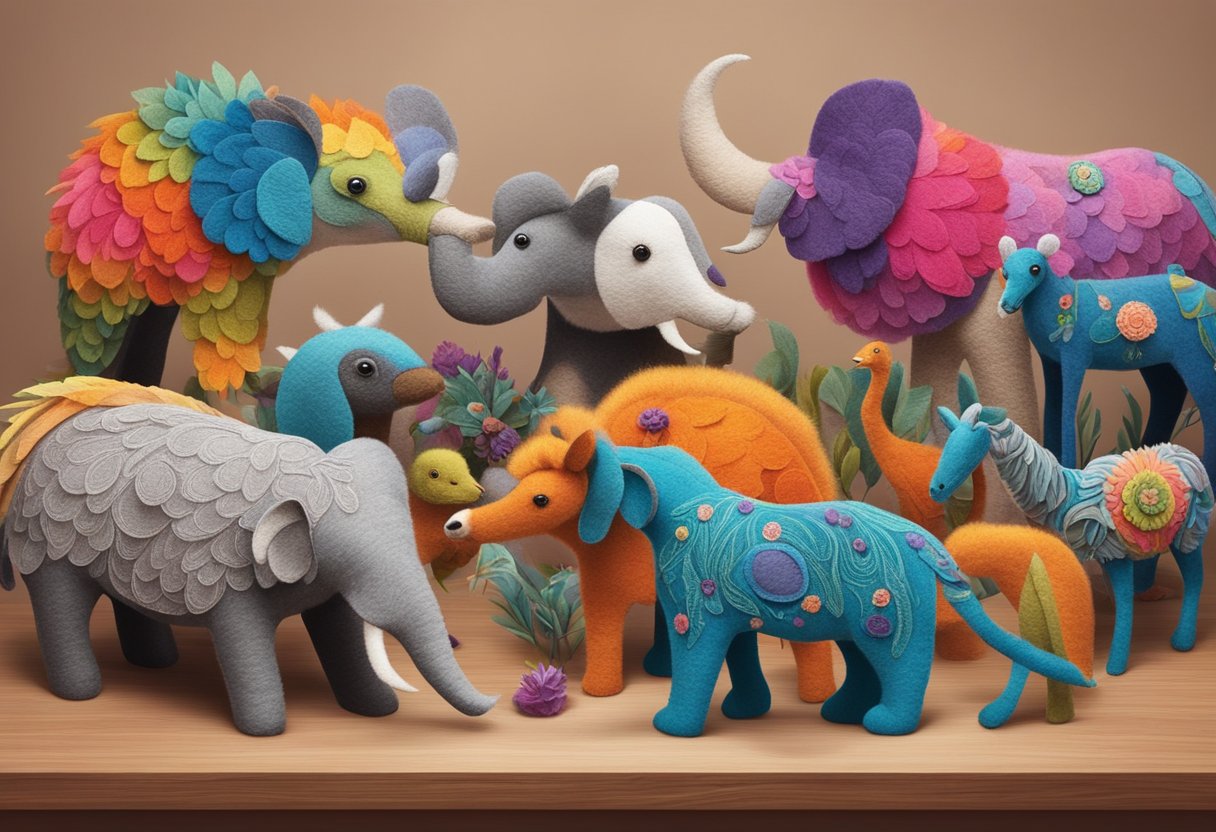 Hand-Sewn Felt Animals: Crafting Cool Characters