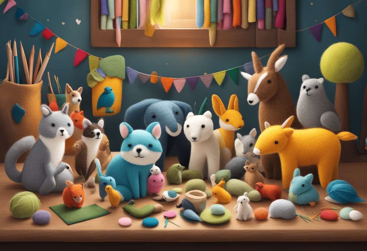 Hand-Sewn Felt Animals: Crafting Cool Characters