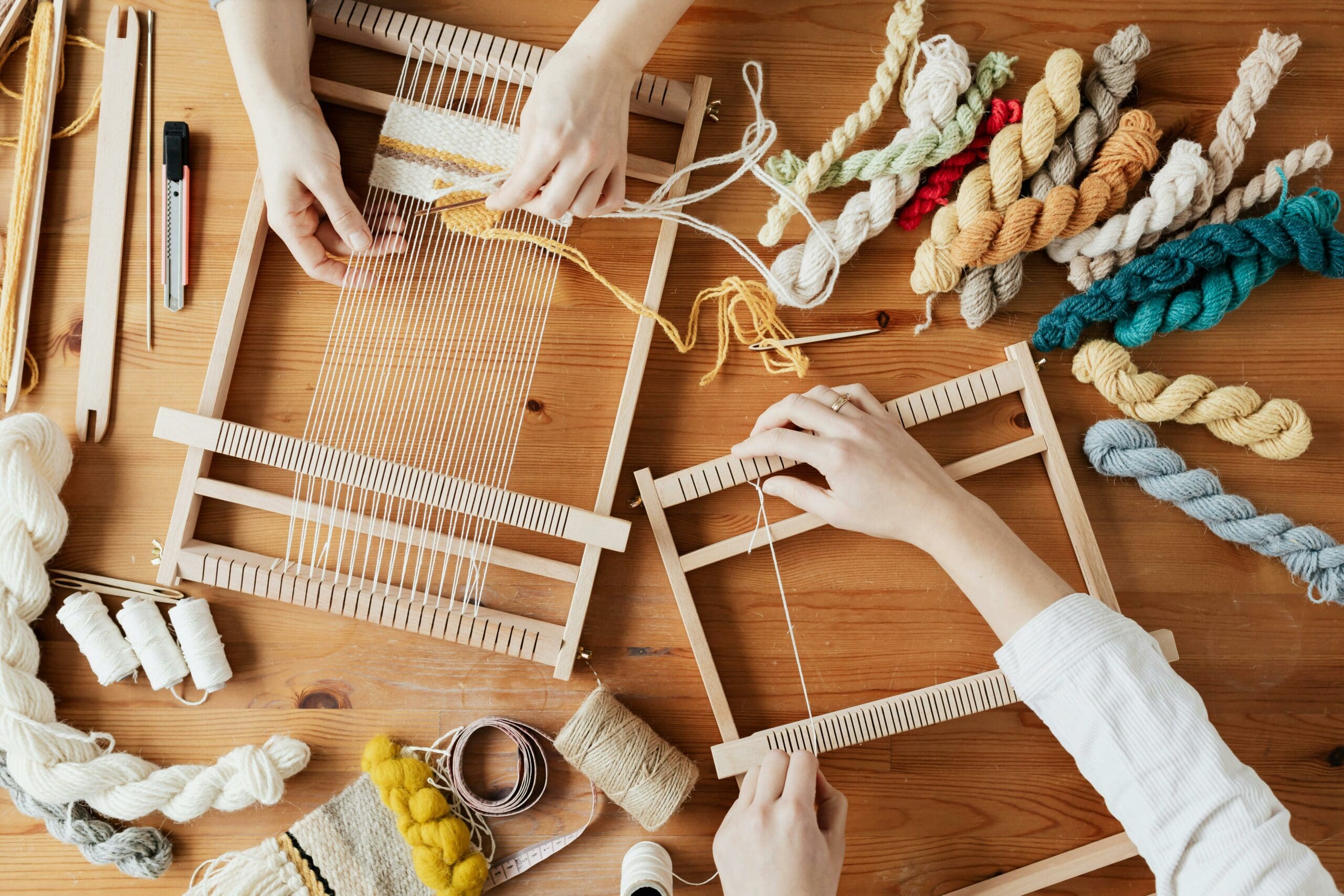 Cardboard Loom Weaving: Merging Tradition with Craftsmanship