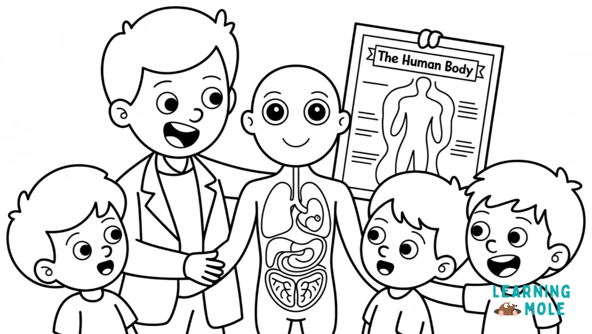 The Human Body: A Fun Guide for Kids to Know How Body Works