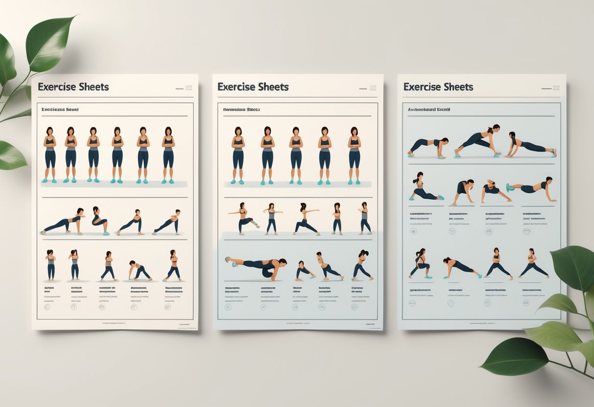 Exercise Sheets: The Complete Guide to Tracking and Planning Your Workouts - LearningMole