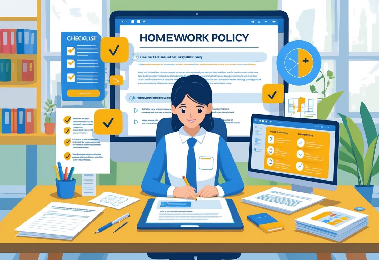 Homework Policy Template: A Guide to School Policies & Best Practices ...