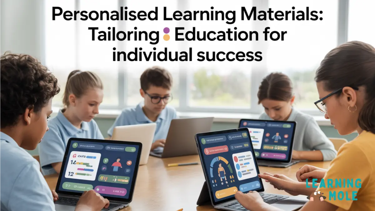 Personalised Learning Materials: Tailoring Education