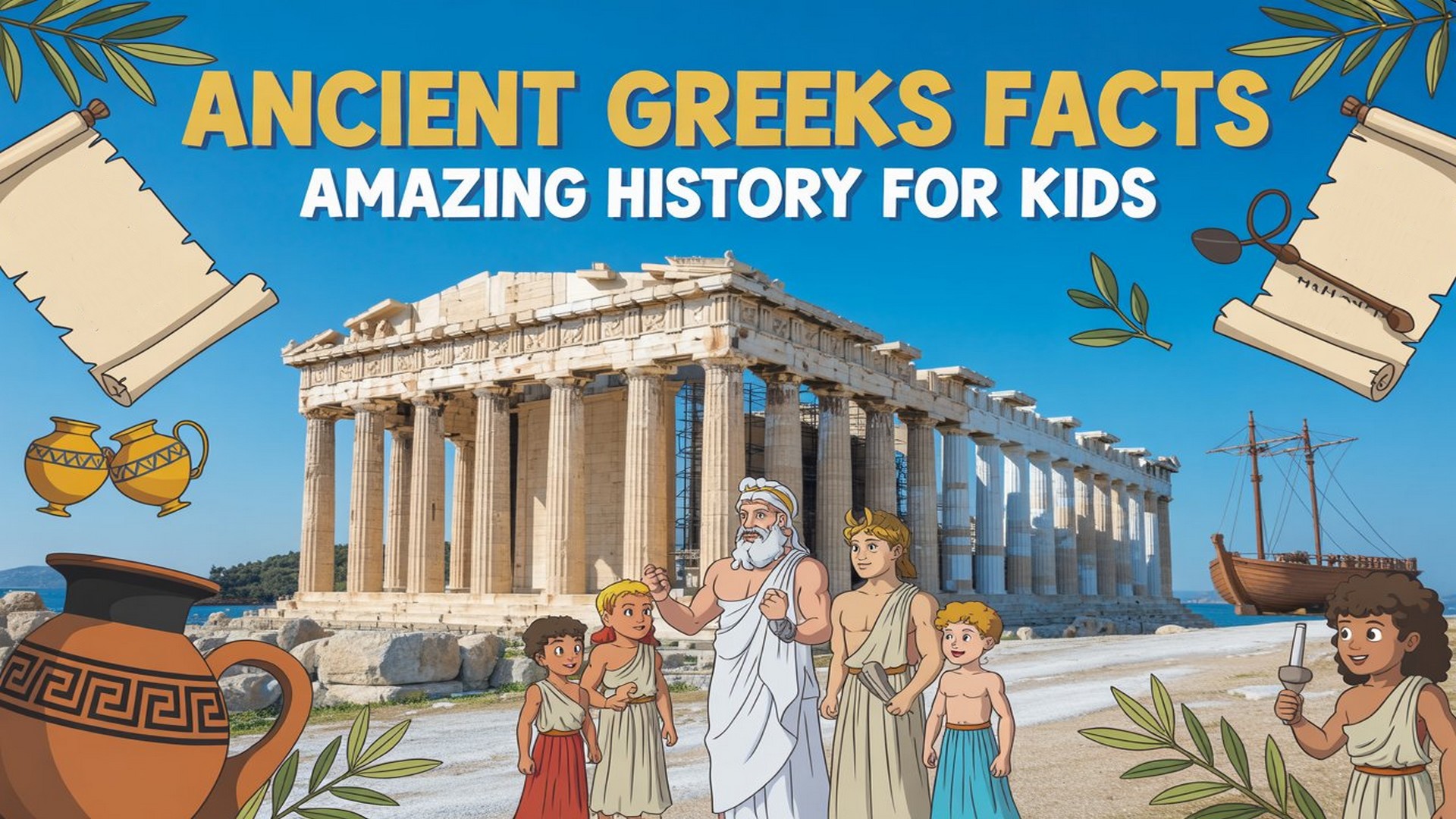Ancient Greeks Facts: Concise History Guide for Kids