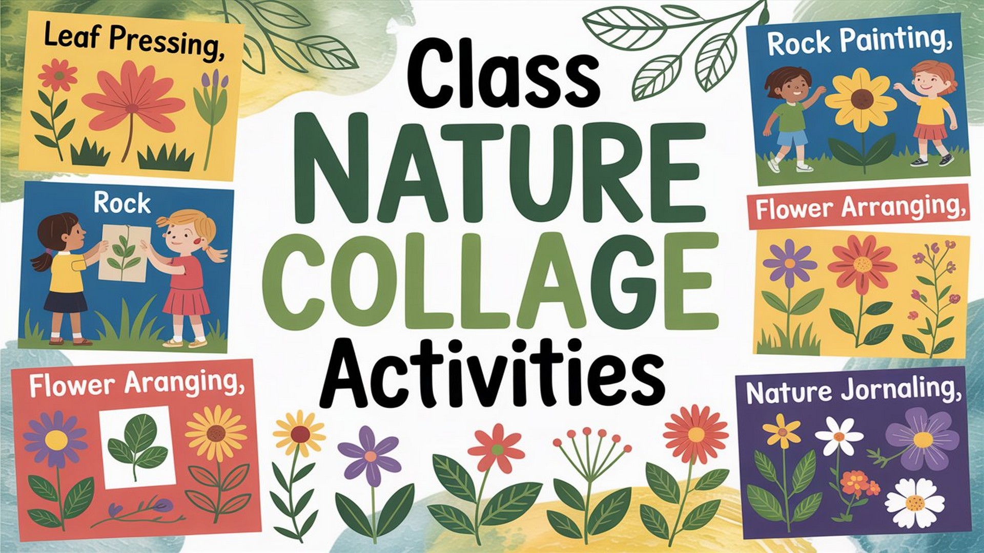 Nature Collage: Outdoor Art for Kids & Classrooms