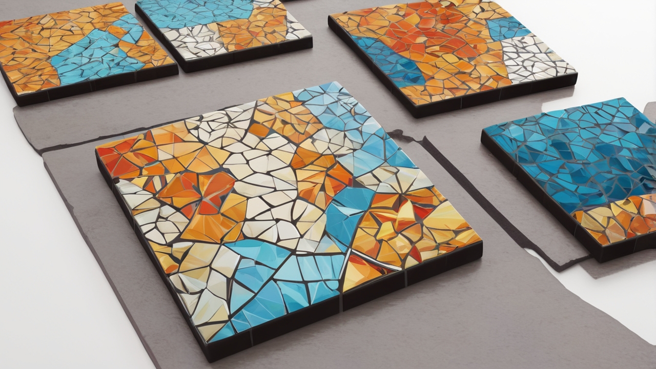 Mosaic Tile Coasters: 8 Stylish and Practical Home Accents
