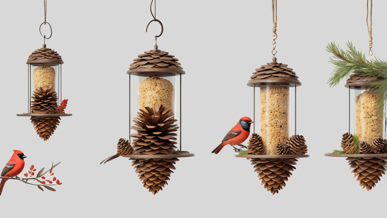 Pinecone Bird Feeders: Cool and Sustainable Sanctuaries