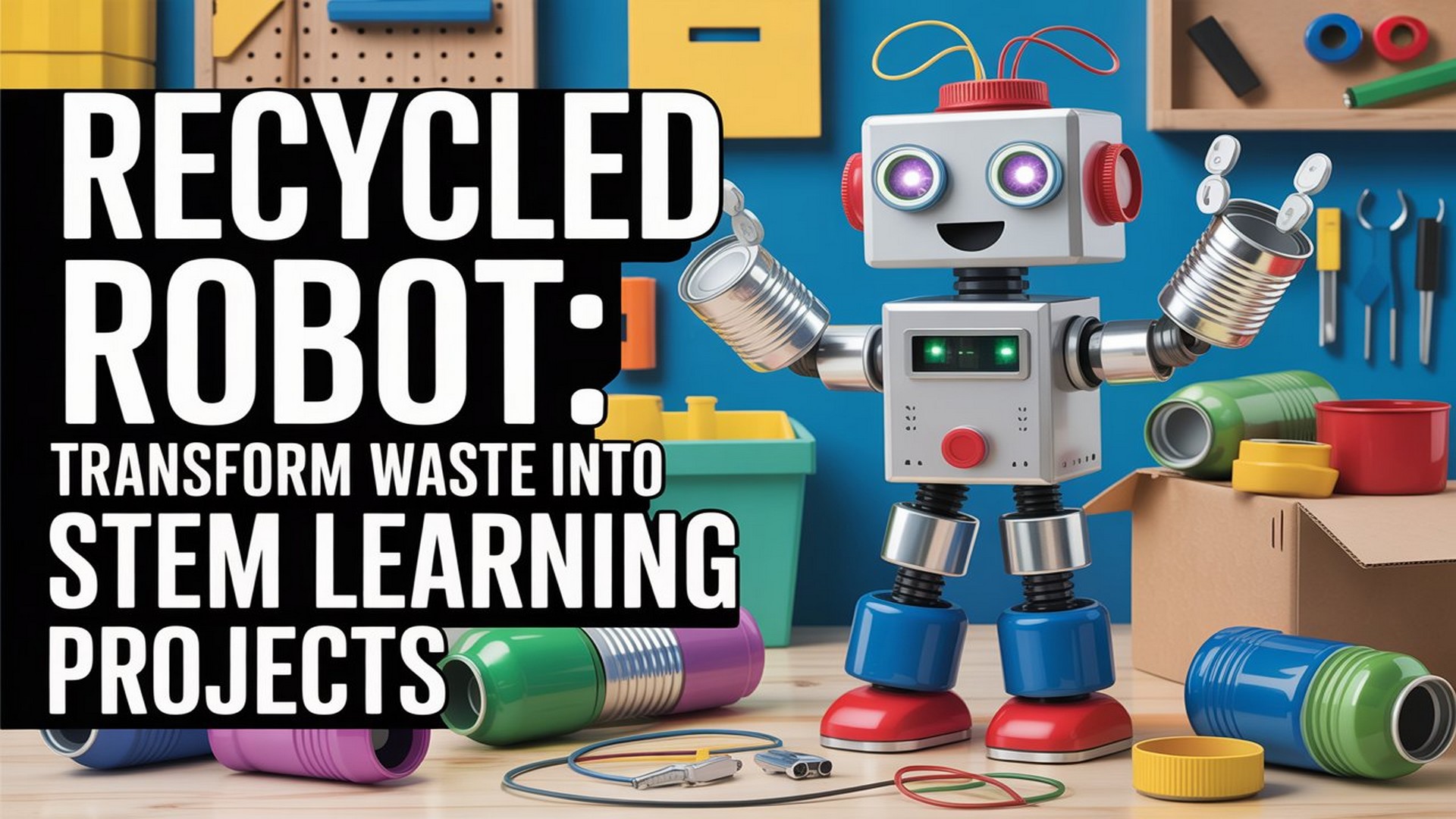 Recycled Robot Projects: Build STEM Skills with Waste