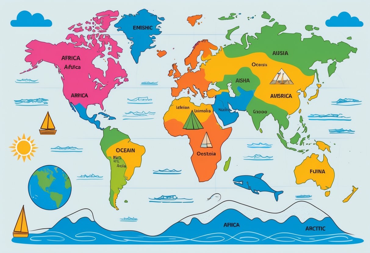 Continents and Oceans Primary School Resources: A Complete Guide ...