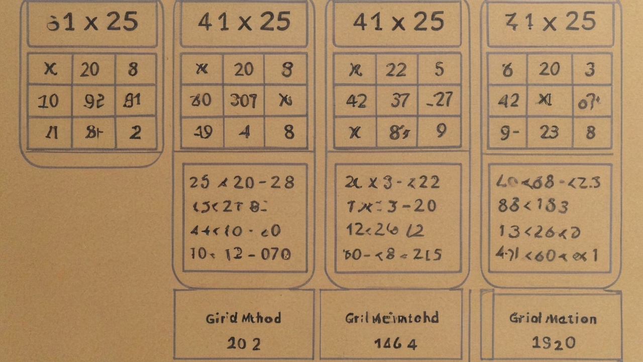 Grid Multiplication Method for Kids: 5 Genius Stages